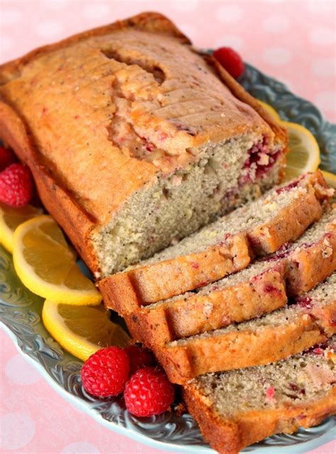 Lemon Raspberry Cardamom Quick Bread Recipe Kudos Kitchen By Renee