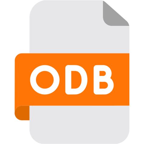 Odb File Generic Color Fill Icon