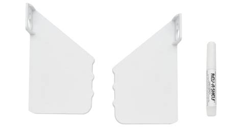 Rev A Shelf ST Series Pair Of End Caps And Screws For Sink Front Tip Out Trays