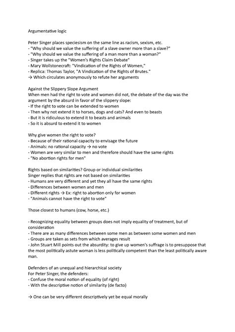 Argumentative Logic Philosophy Of Language Argumentative Logic