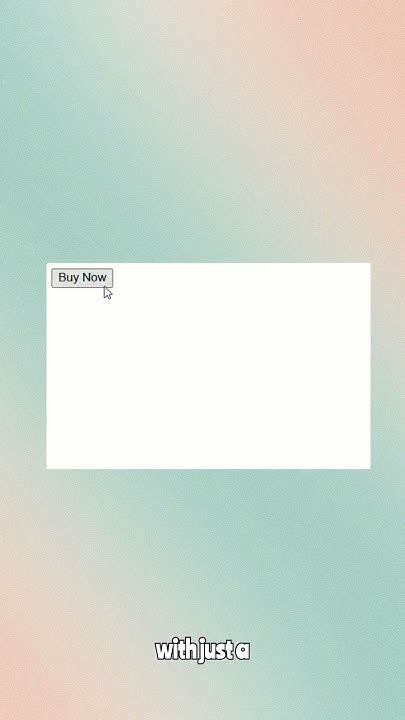 Make A Button Bounce On Click In Just One Line Coding
