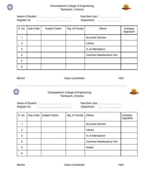 Cse No Dues Certificate Pdf