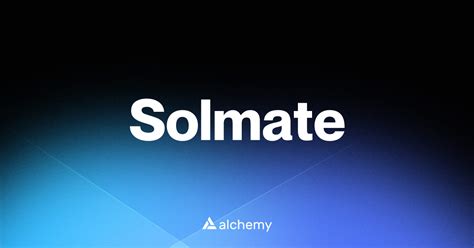 solmate solidity tools alchemy