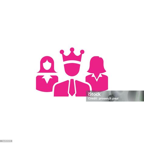 상 비즈니스 성능 성공 팀 우승자 머리 핑크 컬러 아이콘에 크라운 1에 대한 스톡 벡터 아트 및 기타 이미지 1 1위 경쟁 Istock