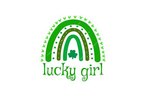 Premium Vector Lucky Girl