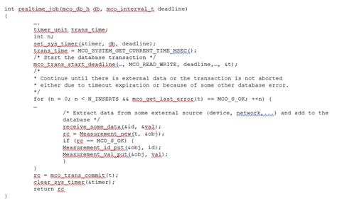 Keeping A Mission Critical Deterministic Dbms On Time Embedded