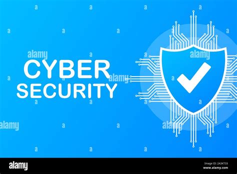 Cyber Security Vector Logo With Shield And Check Mark Security Shield