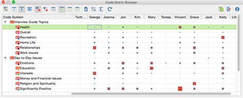 Code Matrix Browser MAXQDA The Art Of Data Analysis MAXQDA The Art Of Data Analysis