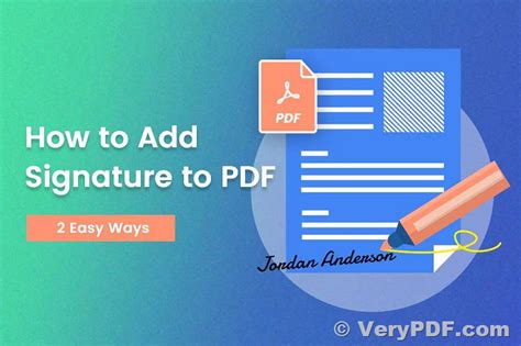 add digital signatures to pdf documents permanently with verypdf