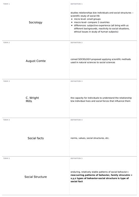Exam 1 Sociol 1000 Introduction To Sociology Quizzes Introduction