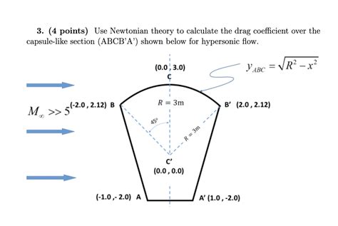 solved 3 4 points use newtonian theory to calculate the