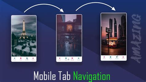 Mobile Tab Navigation Using Css And Javascript Creative Mobile Tab