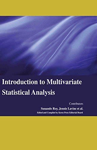 9781785691195 Introduction To Multivariate Statistical Analysis