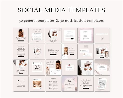 Virtual Assistant Templates Virtual Assistant Website Virtual Assistant Canva Template Bundle