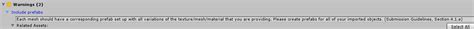Asset Store Validation Saying There Is No Prefabs When There Is Community Showcases Unity