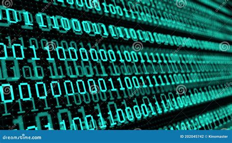 technical environment programming binary code in the future modern