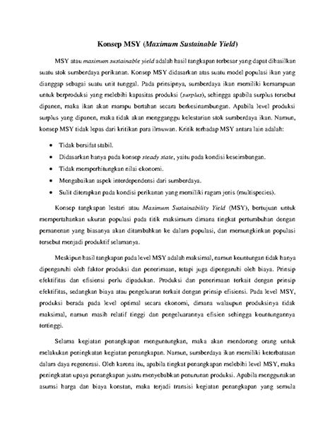 Maximum Sustainable Yield Includes At Pauline Dane Blog