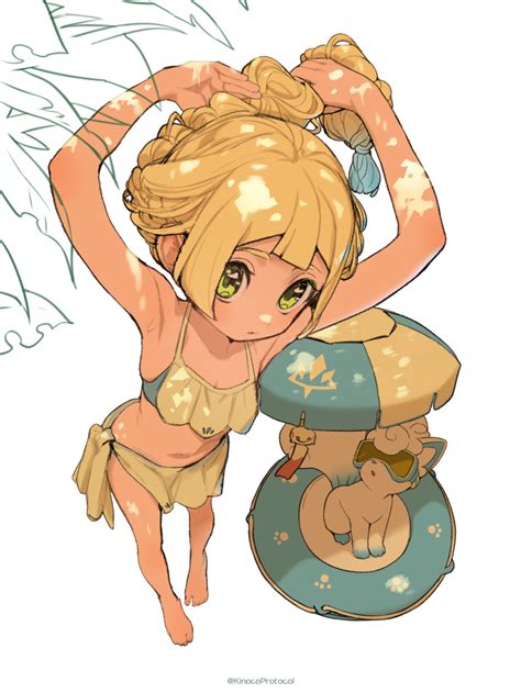 Kinocopro Alolan Vulpix Chimecho Lillie Pokemon Nintendo Pokemon Pokemon Anime