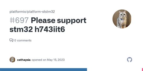 Please Support Stm32 H743iit6 · Issue 697 · Platformioplatform