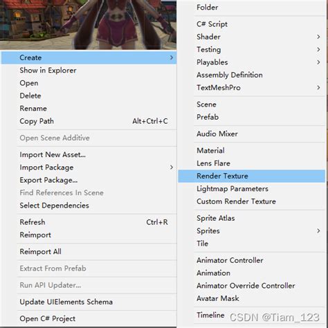 Unity 2d平面显示3d模型（rendertextrue）unity2d放3d模型 Csdn博客