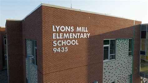 Lyons Mill Elementary School In Owings Mills Md