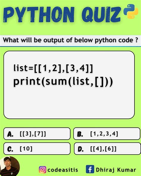 Quiz Pythonquiz Pythonlearning Pythonprogramming Pythonprogrammer Programmers Coder