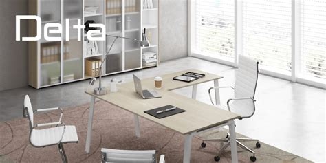 Premium Quality Italian Design Office Desk For Offices Delta Bench
