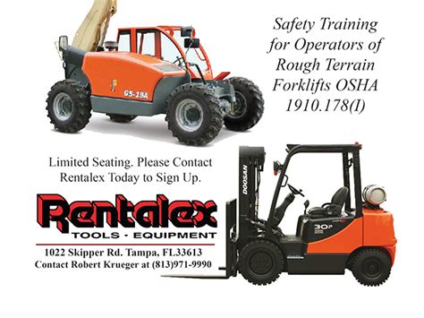 Forklift Operating And Safety Training Class 8815 Sign Up Today