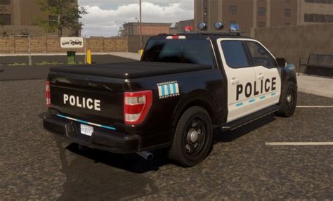 Ford F 150 In Flashing Lights