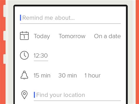 Reminder App Add Reminder Screen Mobile Design Inspiration Workflow Design Web App Design