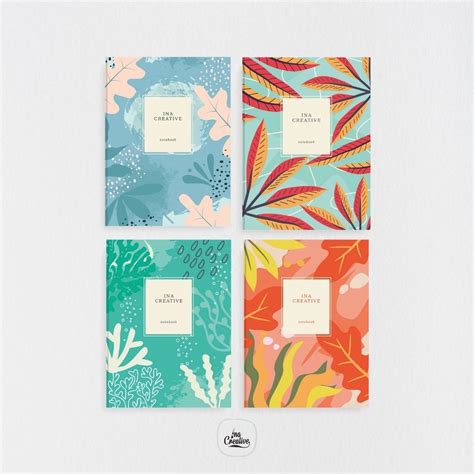Jual Ina Creative Notebook Softcover Abstract A6 Shopee Indonesia