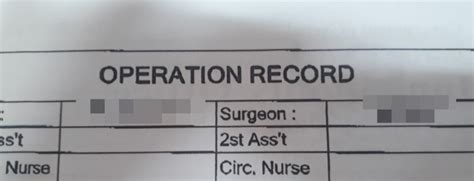 대구번역 수술기록지 Operation Record 의무기록사본지 번역 네이버 블로그