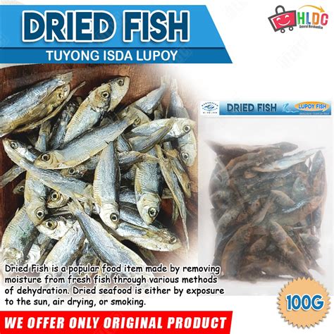 Dried Fish Lupoy Maliit Na Tuyo Lupoy Isda 100g200g Sun Dried Fish