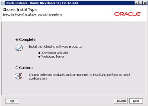 one size doesn t fit all installing jdeveloper 11g v11 1 1 2 0 under