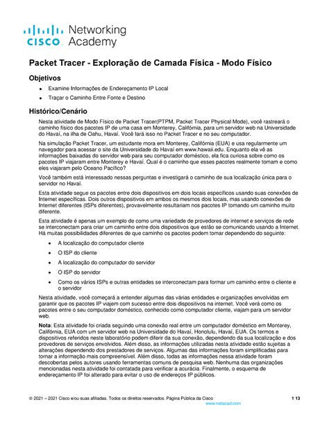 471 Packet Tracer Physical Layer Exploration Physical Mode Pt Br