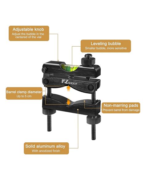 Ezshoot Scope Leveling Kit With High Precision Bubble Leveling System