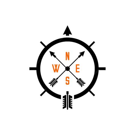 Premium Vector Vector Simple Compass Design And Arrow Vector