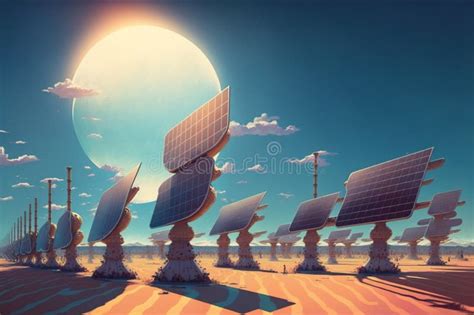 Generative Ai Renewable Energy And Sustainable Development Stock Image Image Of Smart