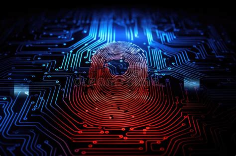 Biometric Identification Fingerprint Scanning The System Of Fingerprint