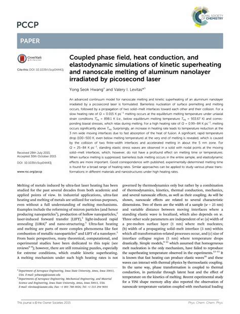 Pdf Coupled Phase Field Heat Conduction And Elastodynamic Dokumen Tips