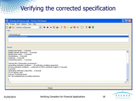 ppt verifying compilers for financial applications powerpoint presentation id 567198