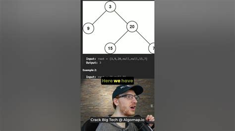 Easy Coding Interview Question Maximum Depth Of Binary Tree Leetcode