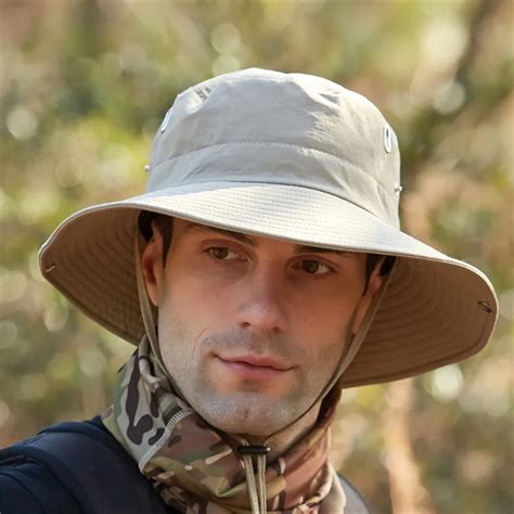 남성용 여름 아웃도어 버킷 모자 여성용 통기성 낚시 등산 햇빛 차단 곡선 챙 솔리드 모자 어부 모자 모자 Aliexpress