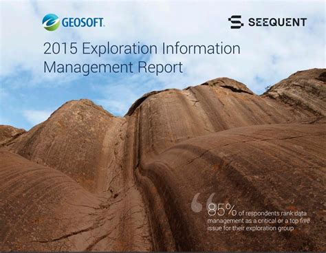 2015 Exploration Information Management Report