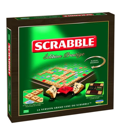 Scrabble Prestige En Bois Megableu King Jouet Maroc