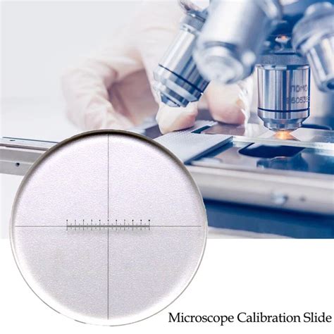 Termoigrometro Analogico Stage Micrometer Slide Microscope Calibration