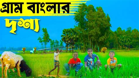 গ্রাম বাংলার প্রাকৃতিক দৃশ্য Bangladesh Village Scenery গ্রাম বাংলার প্রাকৃতিক সৌন্দর্য্য