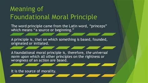 The Foundational Principles Of Morality And You