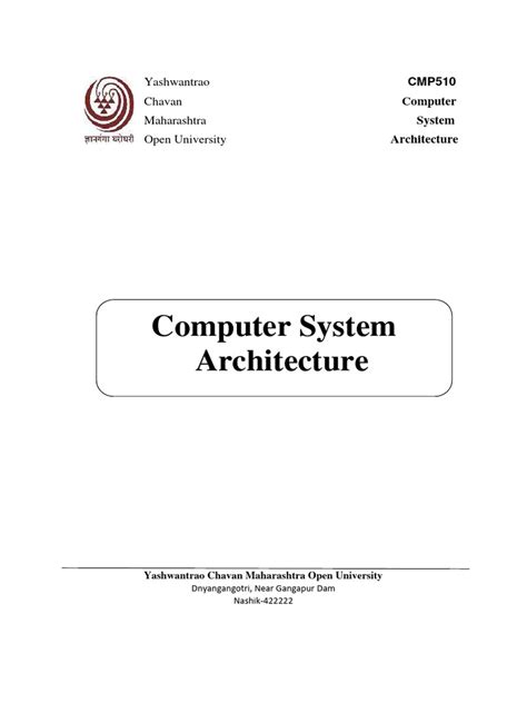 Cmp510 Computer System Architecture R Pdf Dynamic Random Access