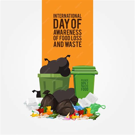 Premium Vector International Day Of Awareness Of Food Loss And Waste